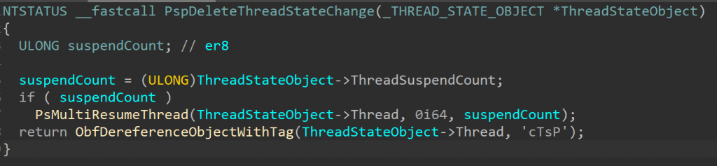 Thread and Process State Change – Winsider Seminars & Solutions Inc.