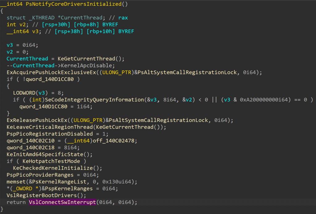 HyperGuard – Secure Kernel Patch Guard: Part 1 – SKPG Initialization ...