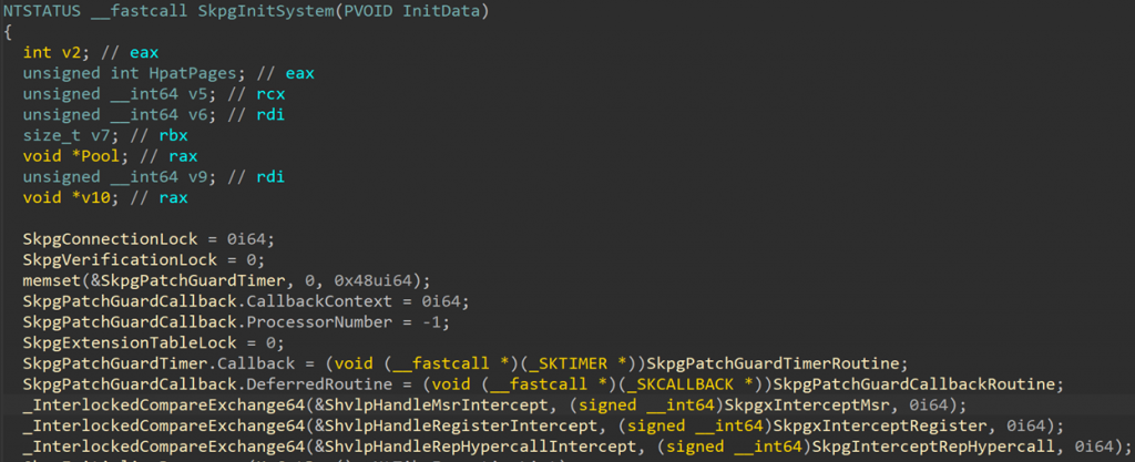 HyperGuard – Secure Kernel Patch Guard: Part 1 – SKPG Initialization ...