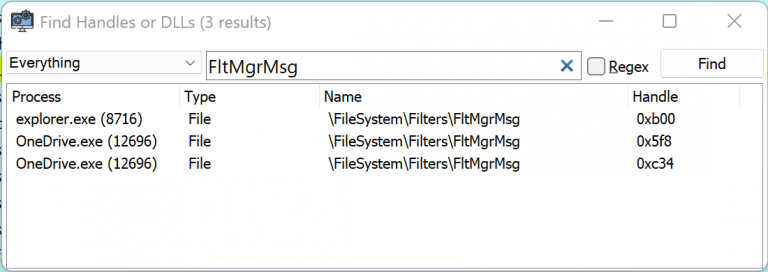 Investigating Filter Communication Ports – Winsider Seminars ...