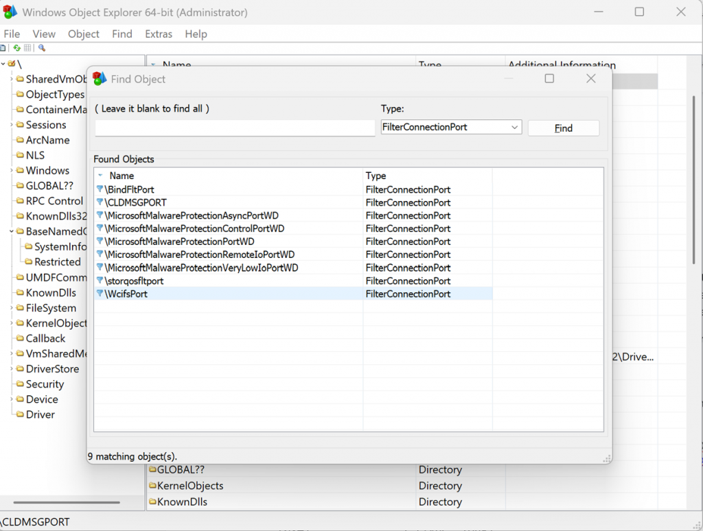 Investigating Filter Communication Ports – Winsider Seminars ...